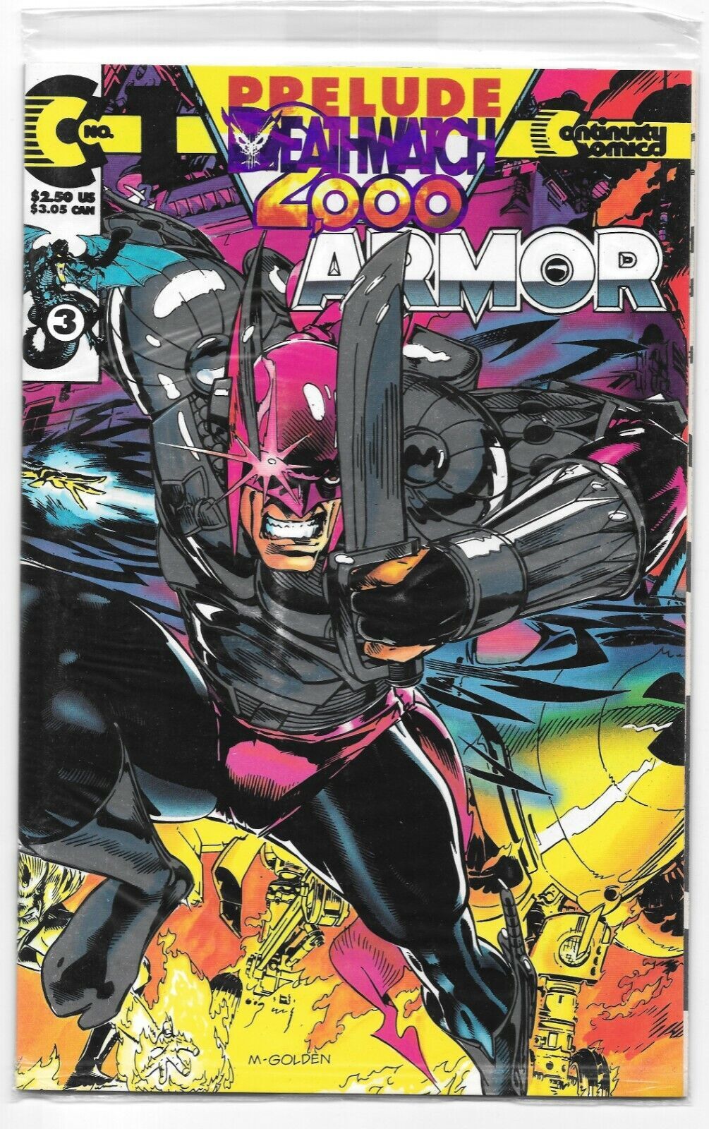 Armor #1 (04/1993) Continuity Comics Sealed Polybag Prelude Deathwatch ...