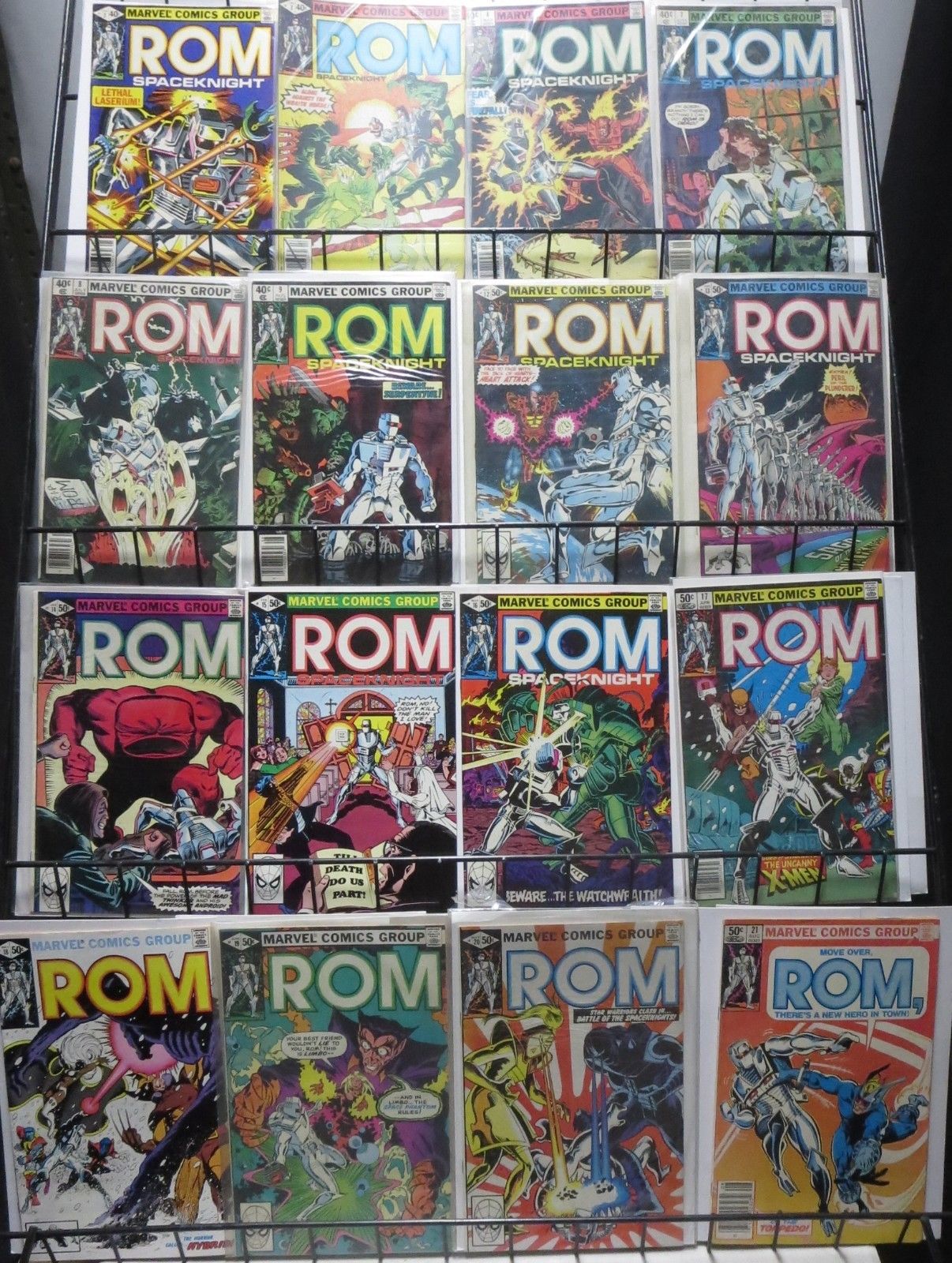 ROM SPACEKNIGHT MEGA-COLLECTION! 65 ISSUES! VG-F or better! Mantlo ...