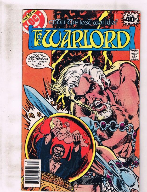 Lot Of 5 The Warlord DC Comic Books # 15 16 17 19 75 Mike Grell Series ...