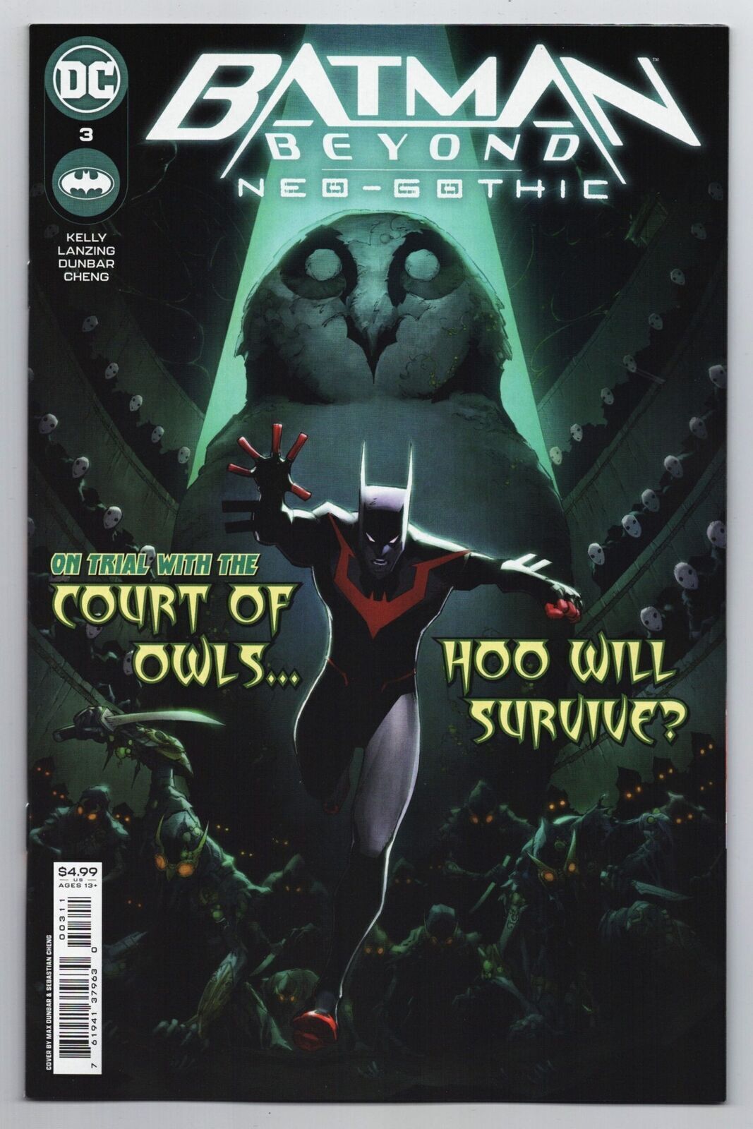 Batman Beyond Neo-Gothic #3 Cvr A Max Dunbar (DC, 2023) NM | Comic ...