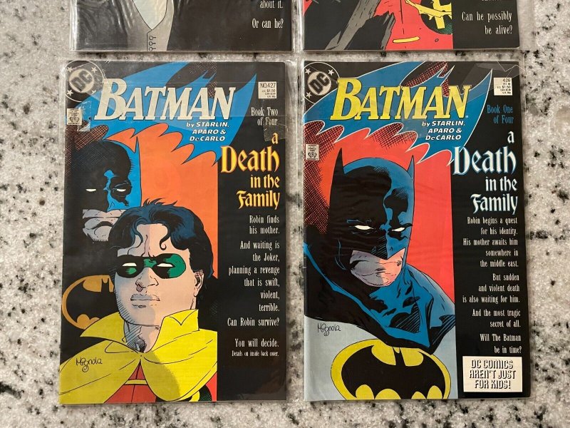 Lot Of 4 Batman Comic Books # 426 427 428 429 NM Death In The Family ...