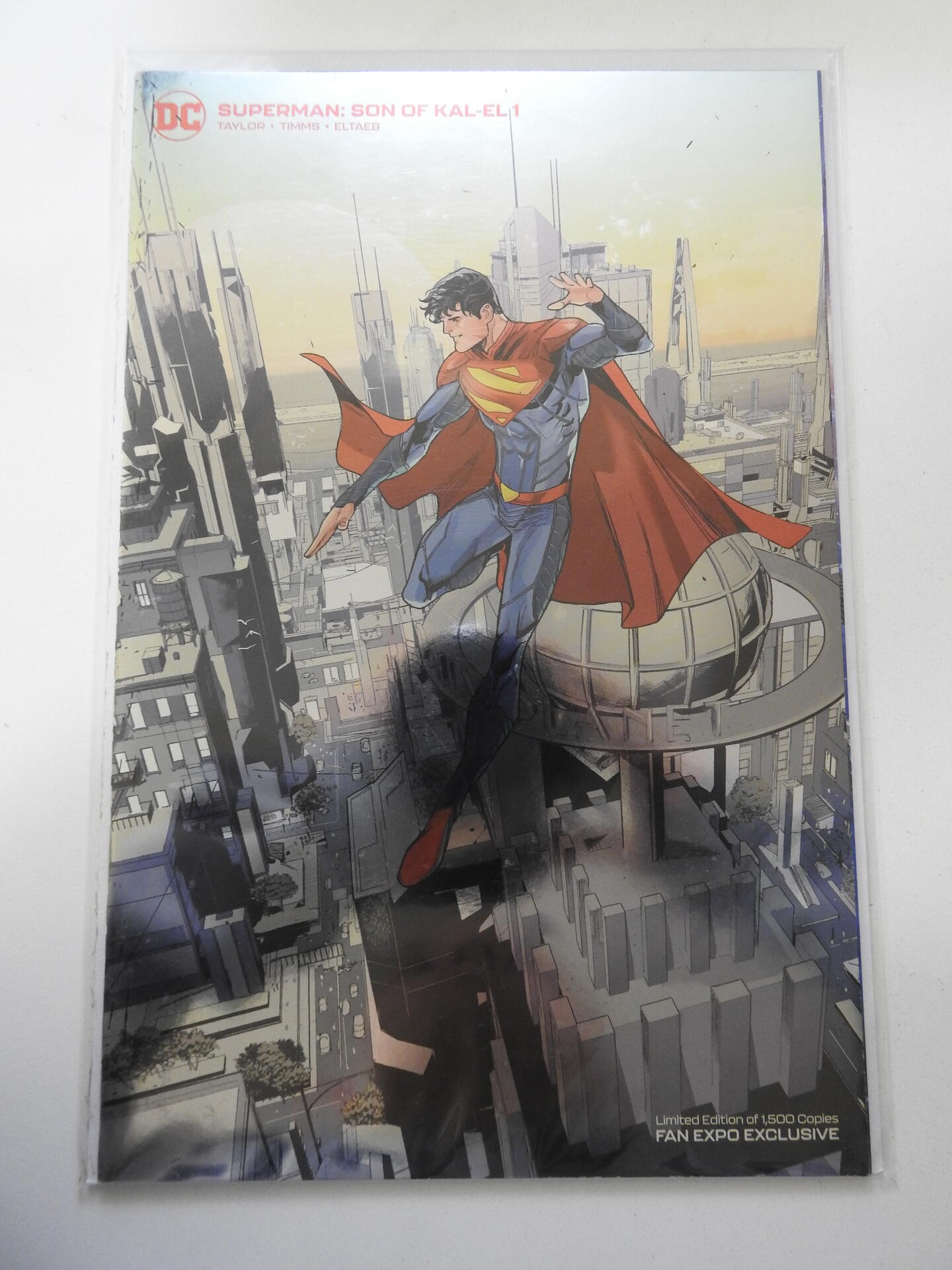 Superman: Son of Kal-El #1 John Timms Virgin Cardstock Variant Cover ...