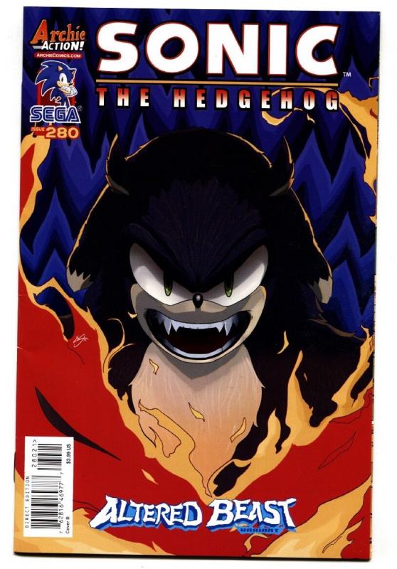 Sonic The Hedgehog #280 2016-archie Comics-ALTERED BEAST variant cvr ...