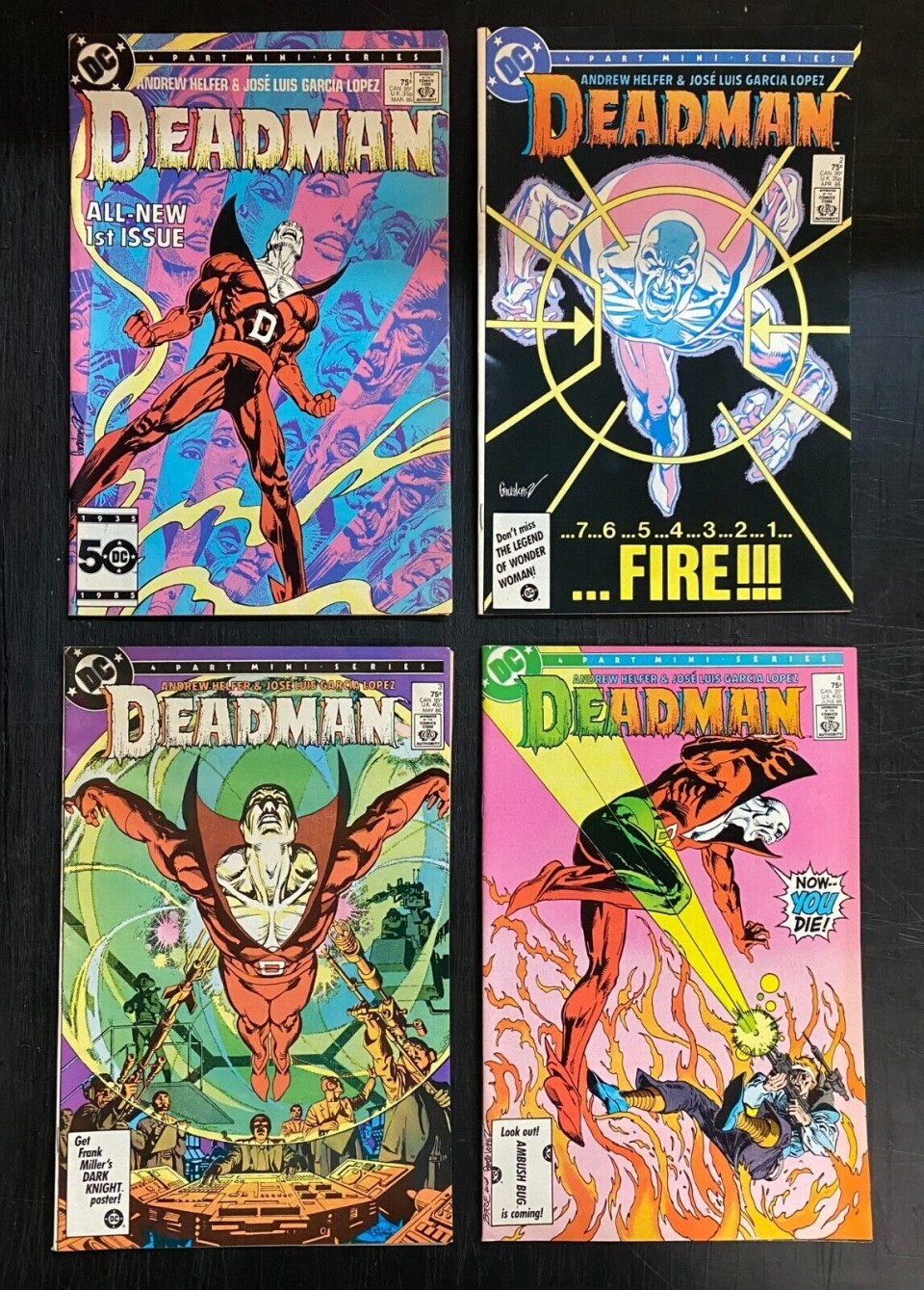 Deadman (1987) #'s 1 2 3 4 Complete Reader Copy Lot José Luis García ...