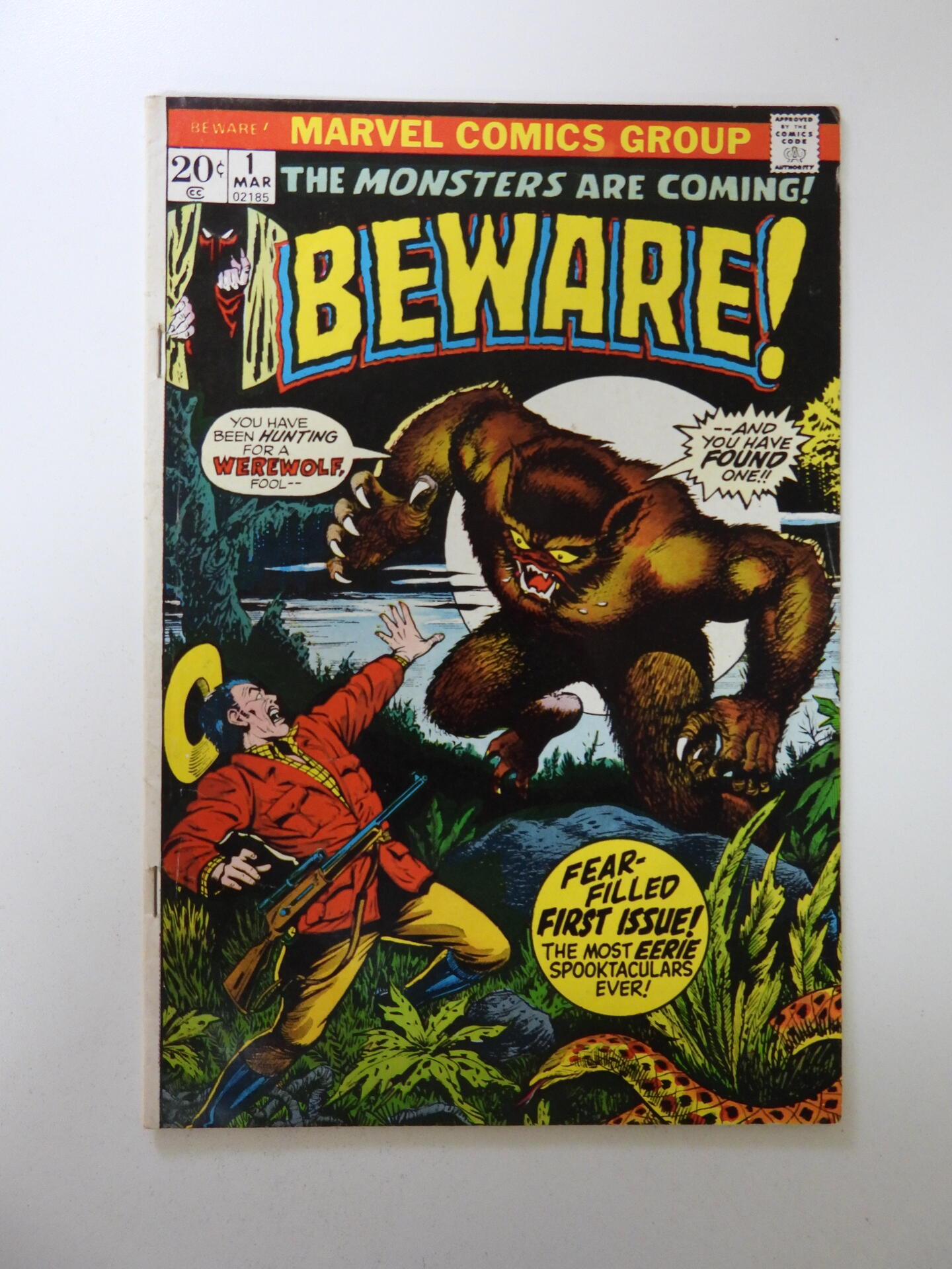 Beware! #1 (1973) VG condition "moisture damage" | Comic Books - Bronze ...