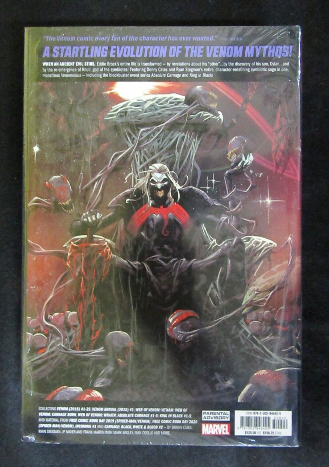Venom Donny Cates Stegman Omnibus Venomnibus King in Black DM Marvel ...