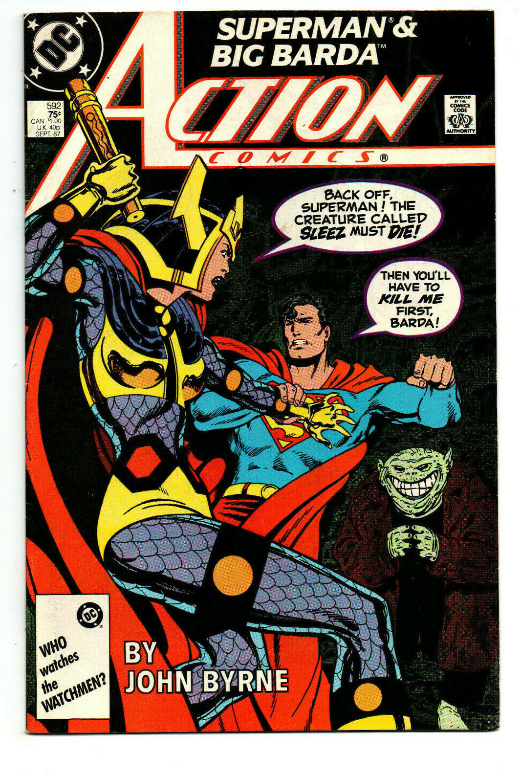 Action Comics #592 - Superman - Big Barda - 1987 - VF | Comic Books ...