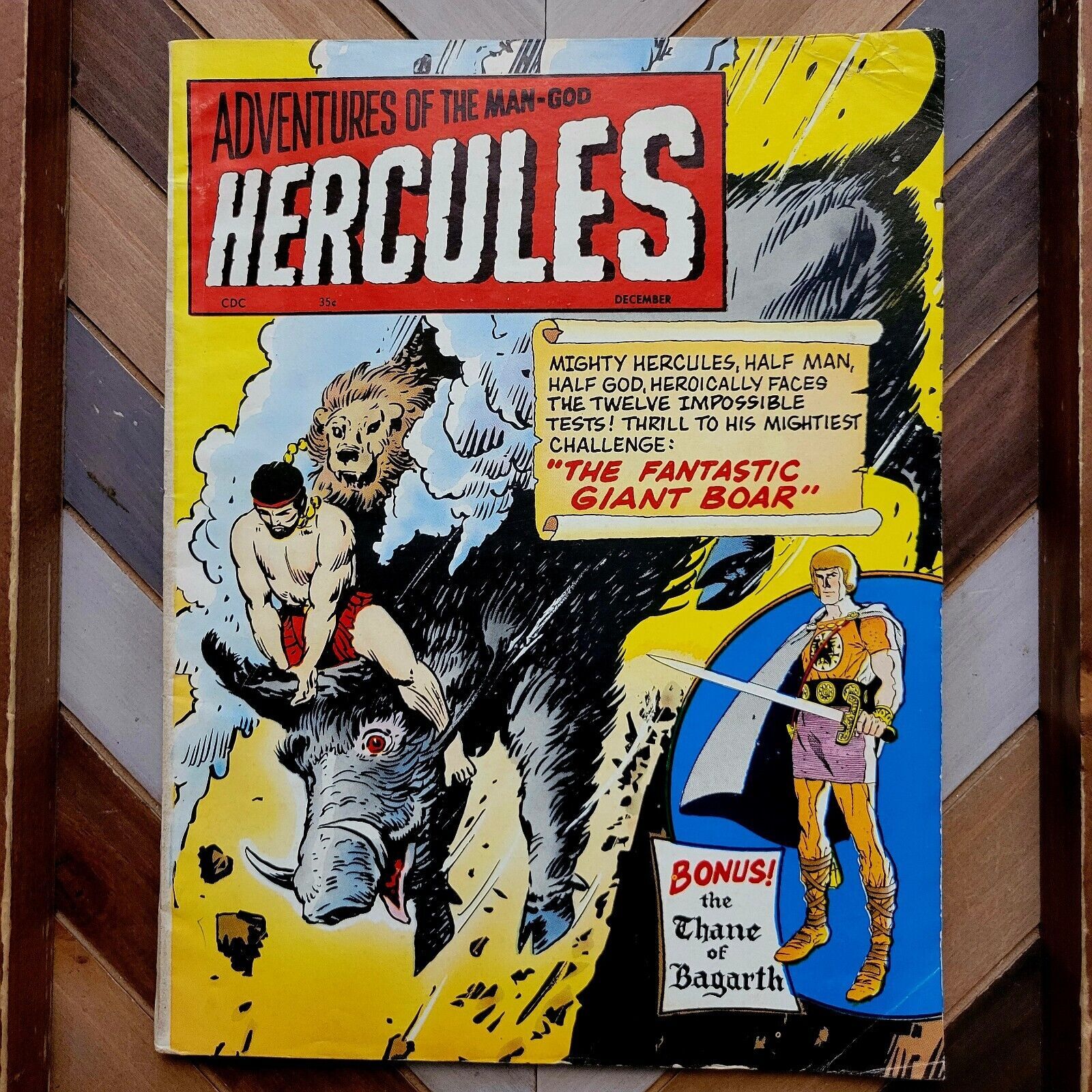 Hercules #8 VG (1968 Charlton) Magazine Jim Aparo Art + THANE Steve ...