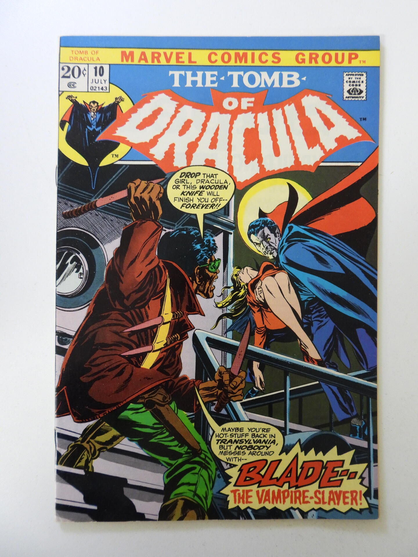Tomb of Dracula #10 1st appearance of Blade VF condition | Comic Books ...