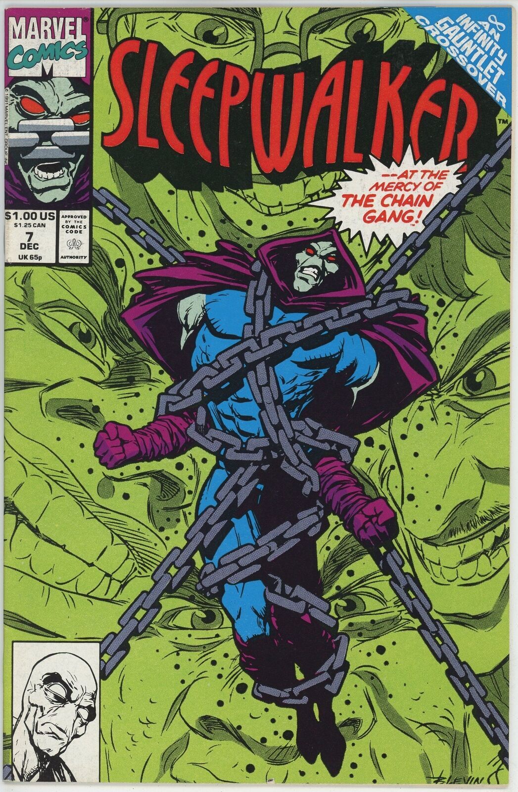 Sleepwalker #7 (1991) - 7.5 VF- *Infinity Gauntlet Crossover* | Comic ...
