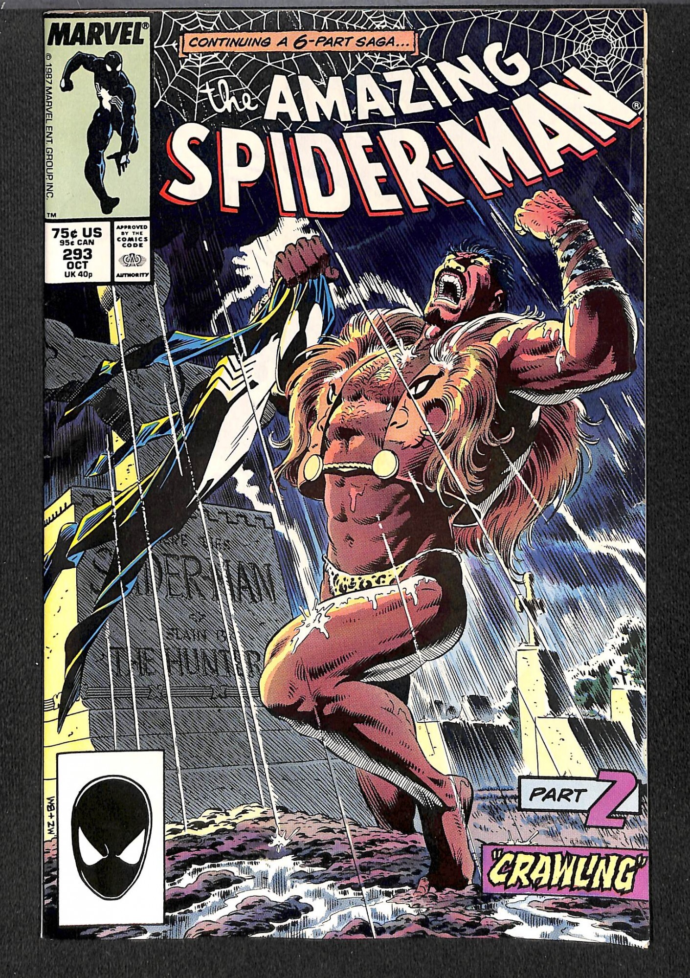 Amazing Spider-Man #293 FN 6.0 Kraven's Last Hunt Part 2! | Comic Books ...