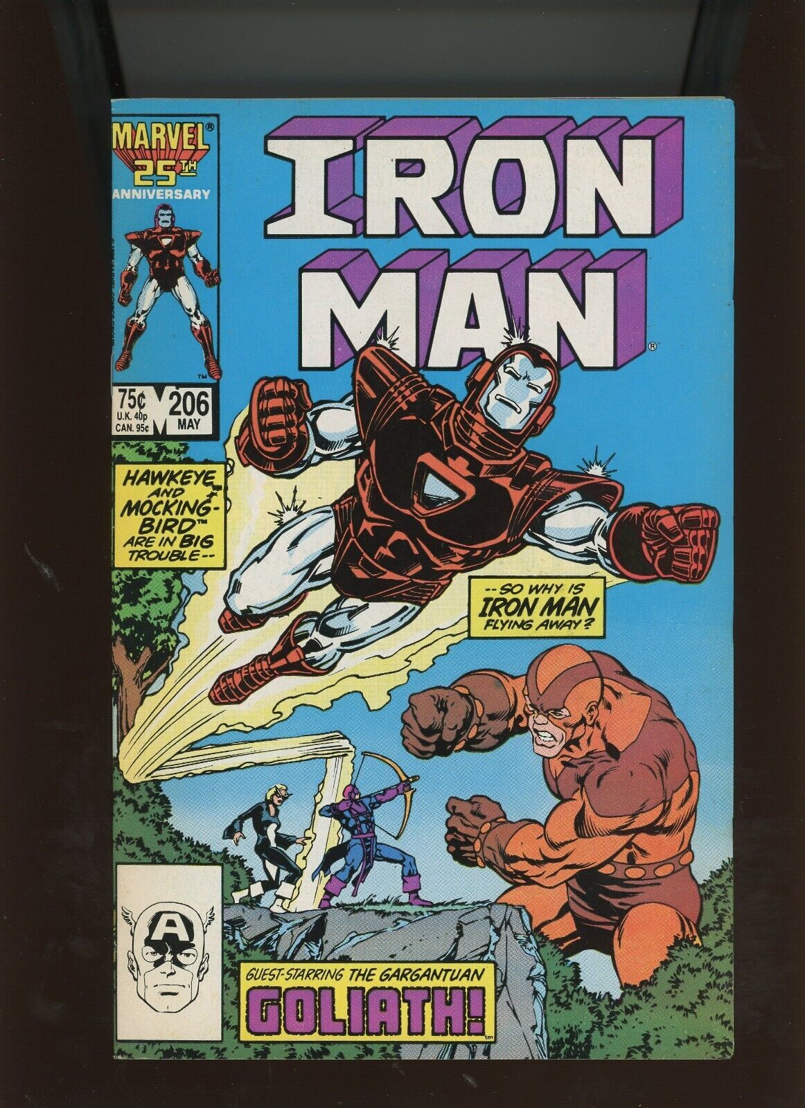 (1986) Iron Man #206: Copper Age! "Prisons" (8.0) | Comic Books ...