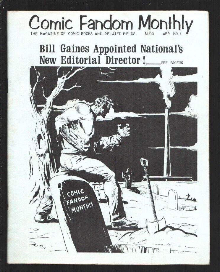 Comic Fandom Monthly #7 4/1972-Ricky Buckler cover art-Jack Kirby-Star ...