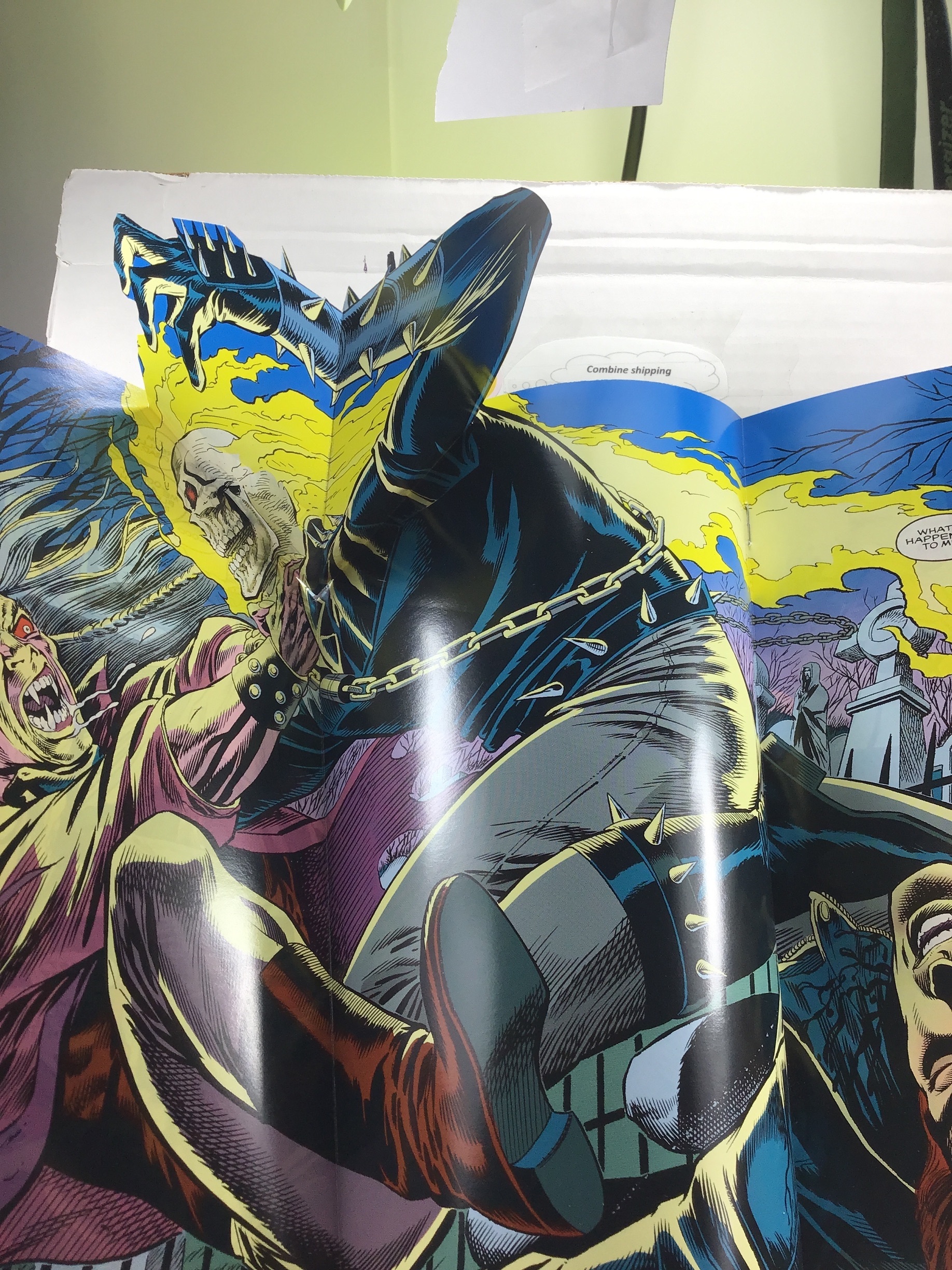 Ghost Rider #25 (1992) nm with pull out center fold | Comic Books ...