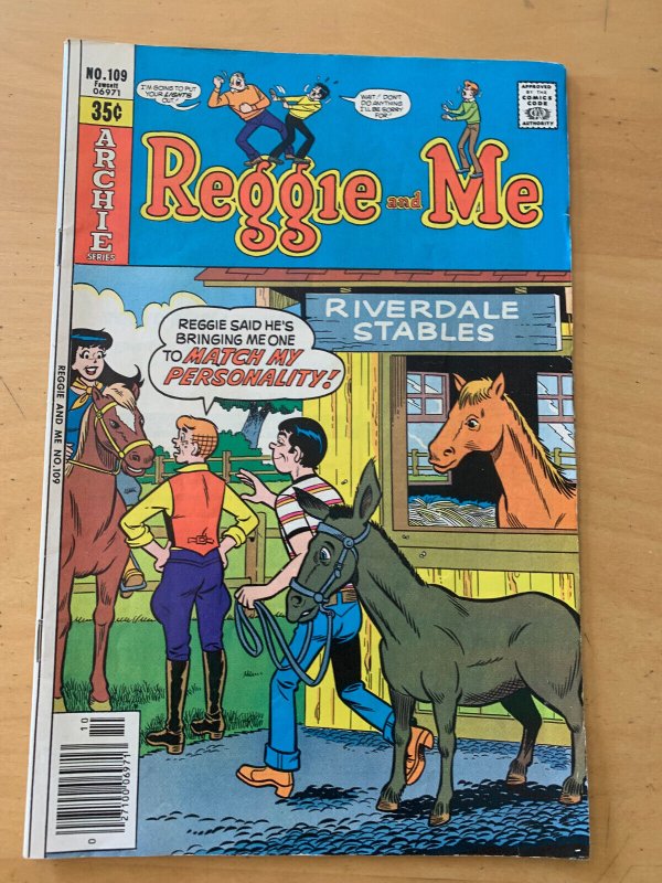 Reggie & ME 109 Archie Comics 1978, SEE Pics for Grade | Comic Books ...