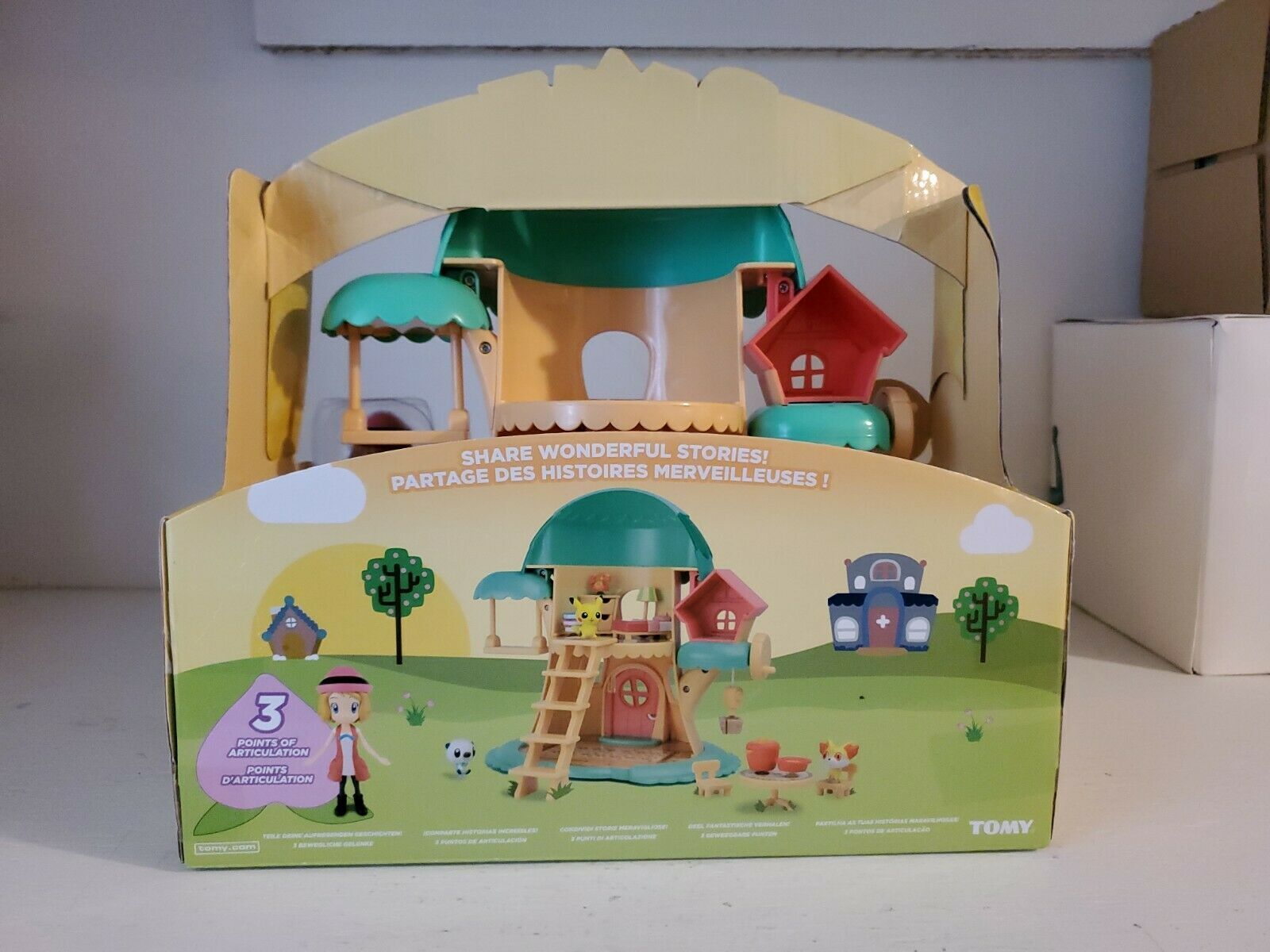 Pokemon Petite Pals Party Garden Treehouse Forest Playset Serena Fenn ...