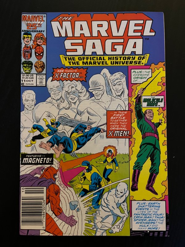 The Marvel Saga The Official History of the Marvel Universe #11 (1986 ...