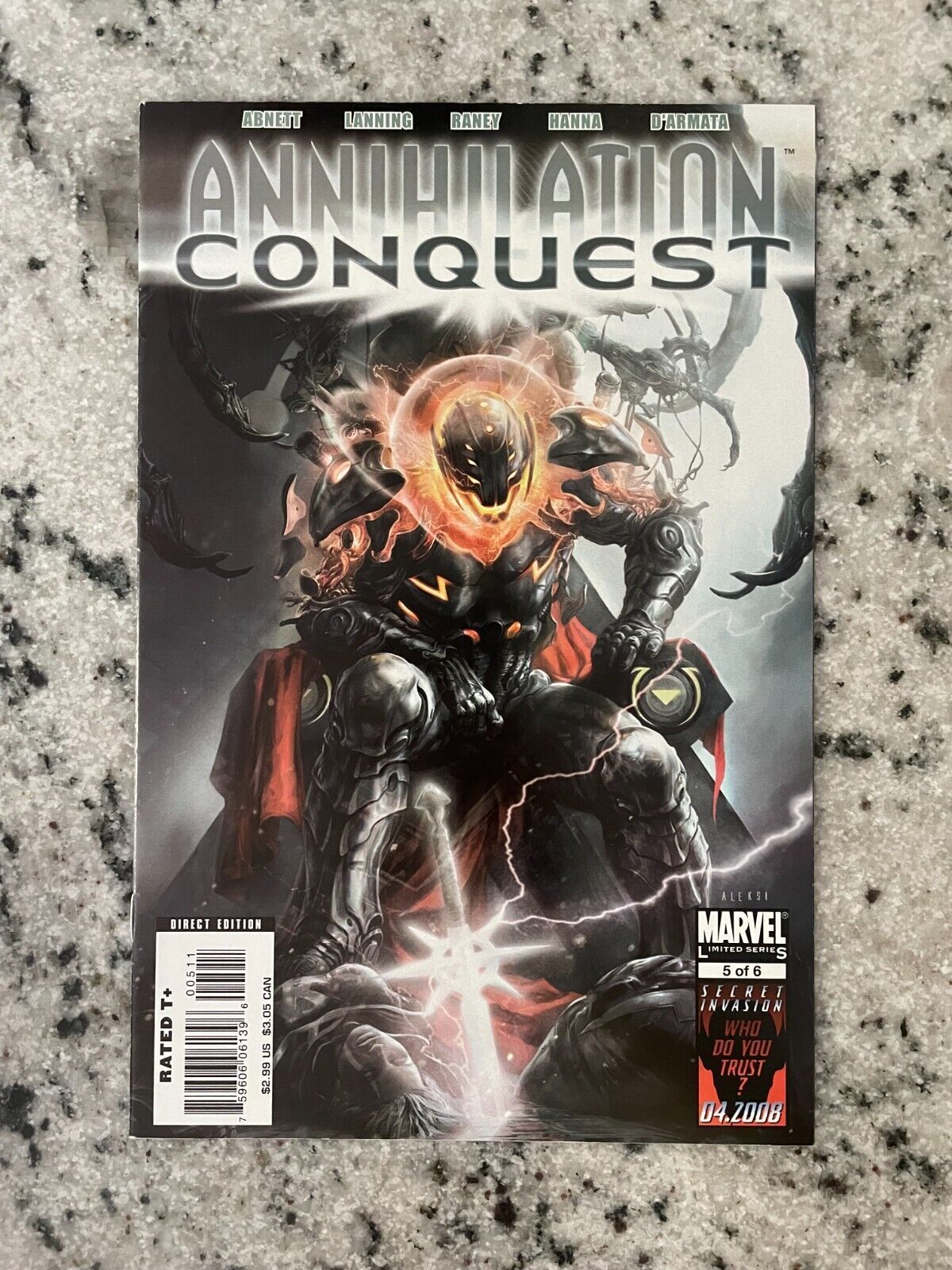 Annihilation Conquest # 5 NM Marvel Comic Book Guardians Of The Galaxy ...