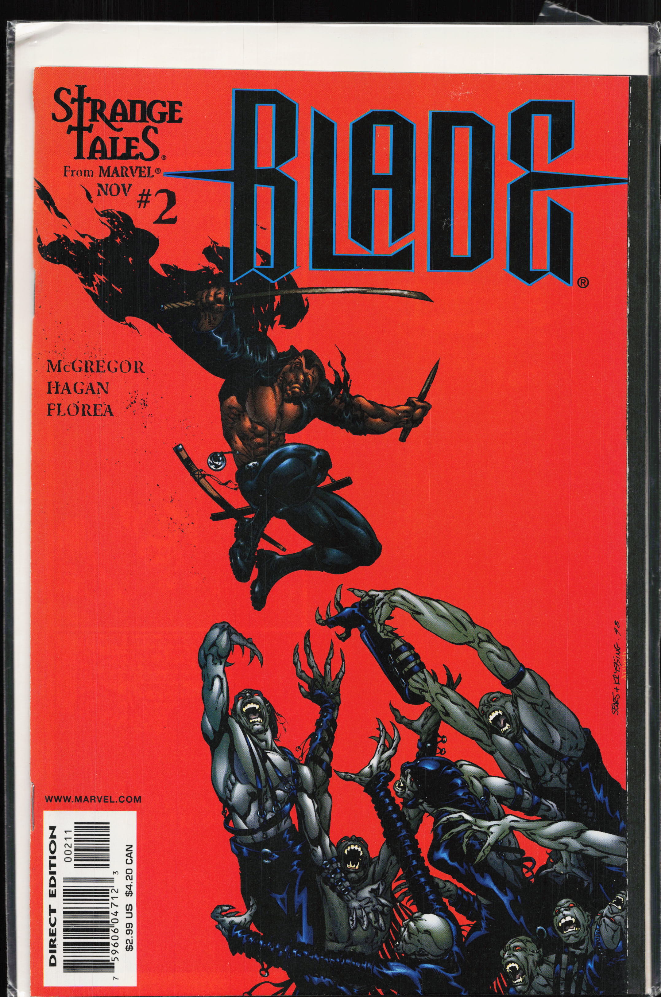 Blade #2 (1998) Blade | Comic Books - Modern Age, Marvel, Blade, Horror ...