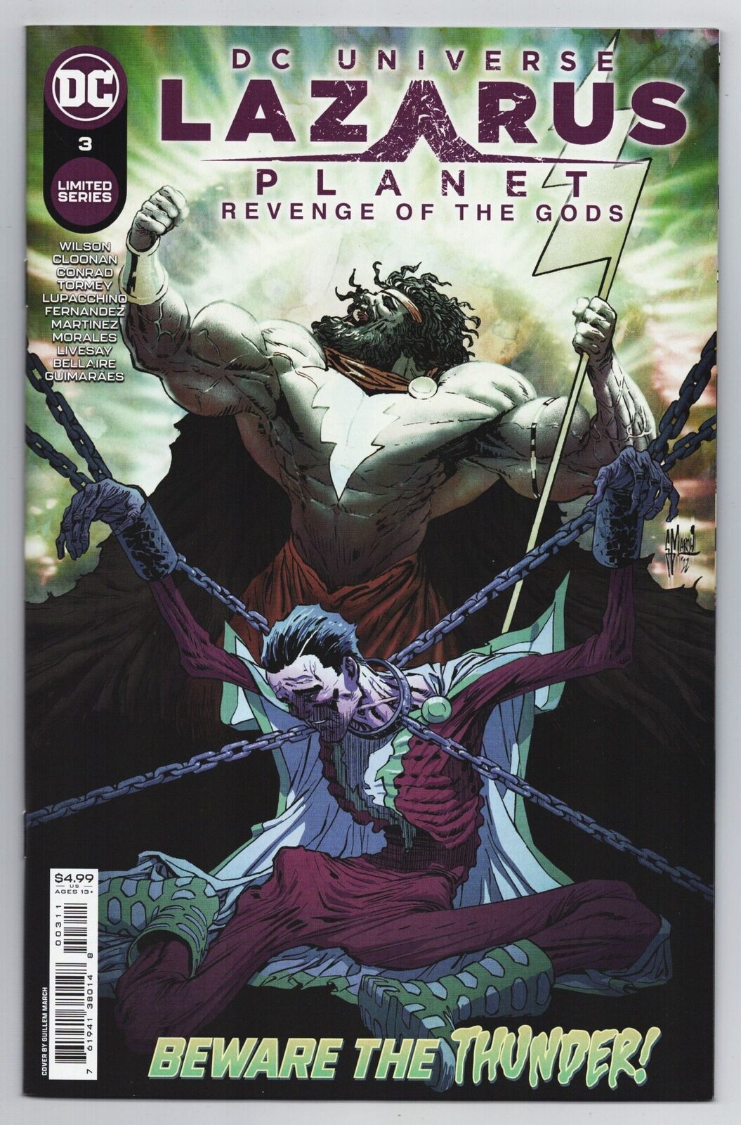 Lazarus Planet Revenge Of The Gods #4 Cvr A Guillem March (DC, 2023) NM ...