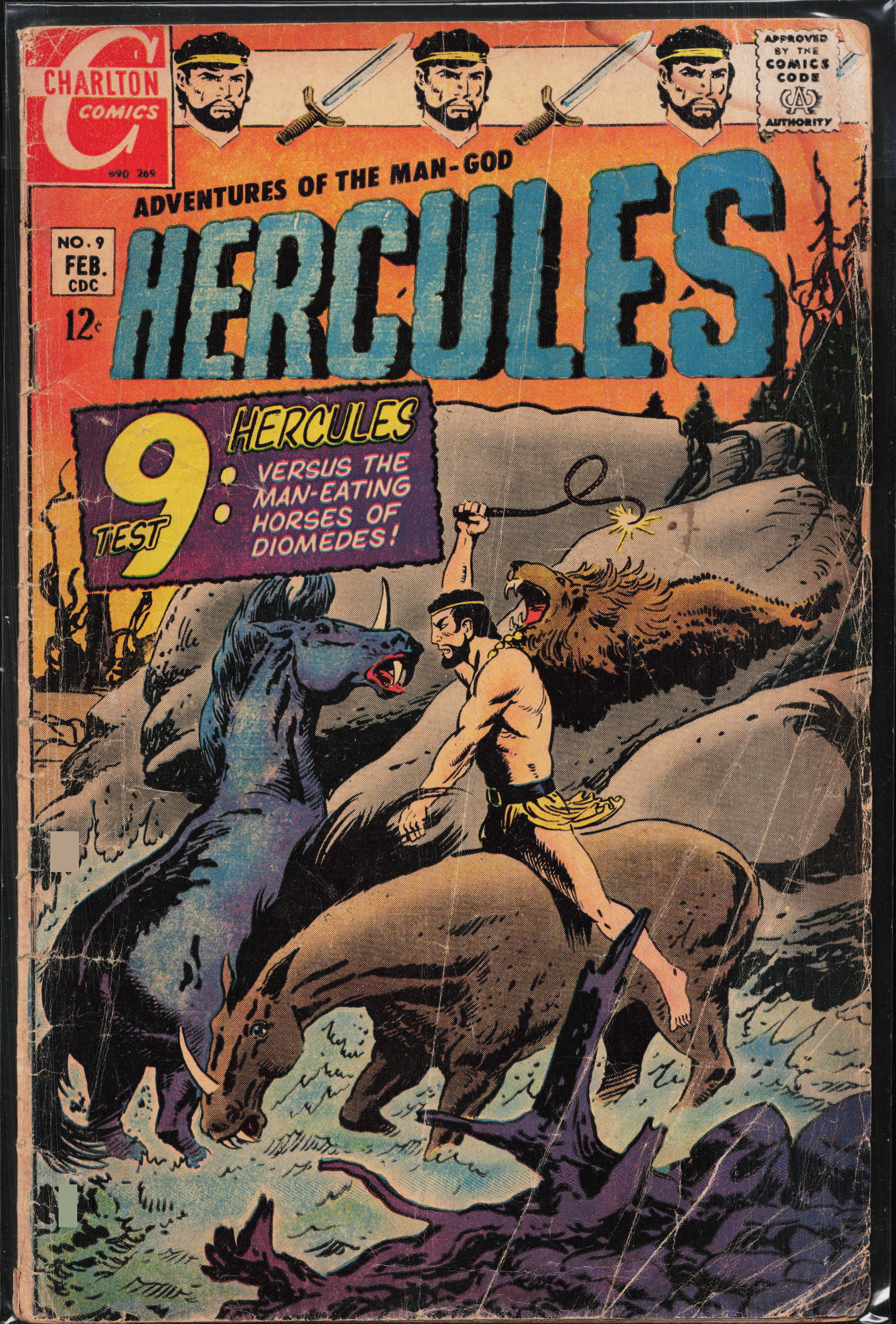 Hercules #9 (1969) Hercules | Comic Books - Silver Age, Charlton ...