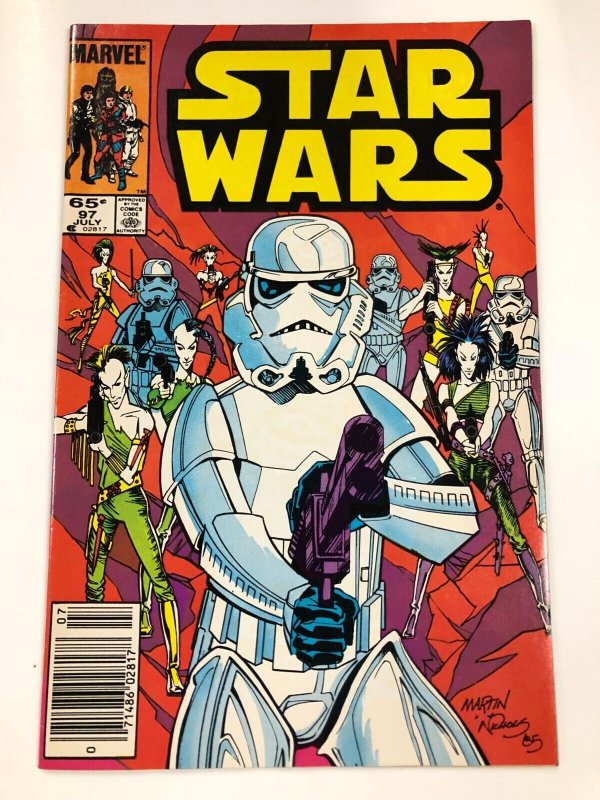 STAR WARS 97 VF-NM July 1985 newsstand Mary Jo Duffy, Cynthia Martin ...