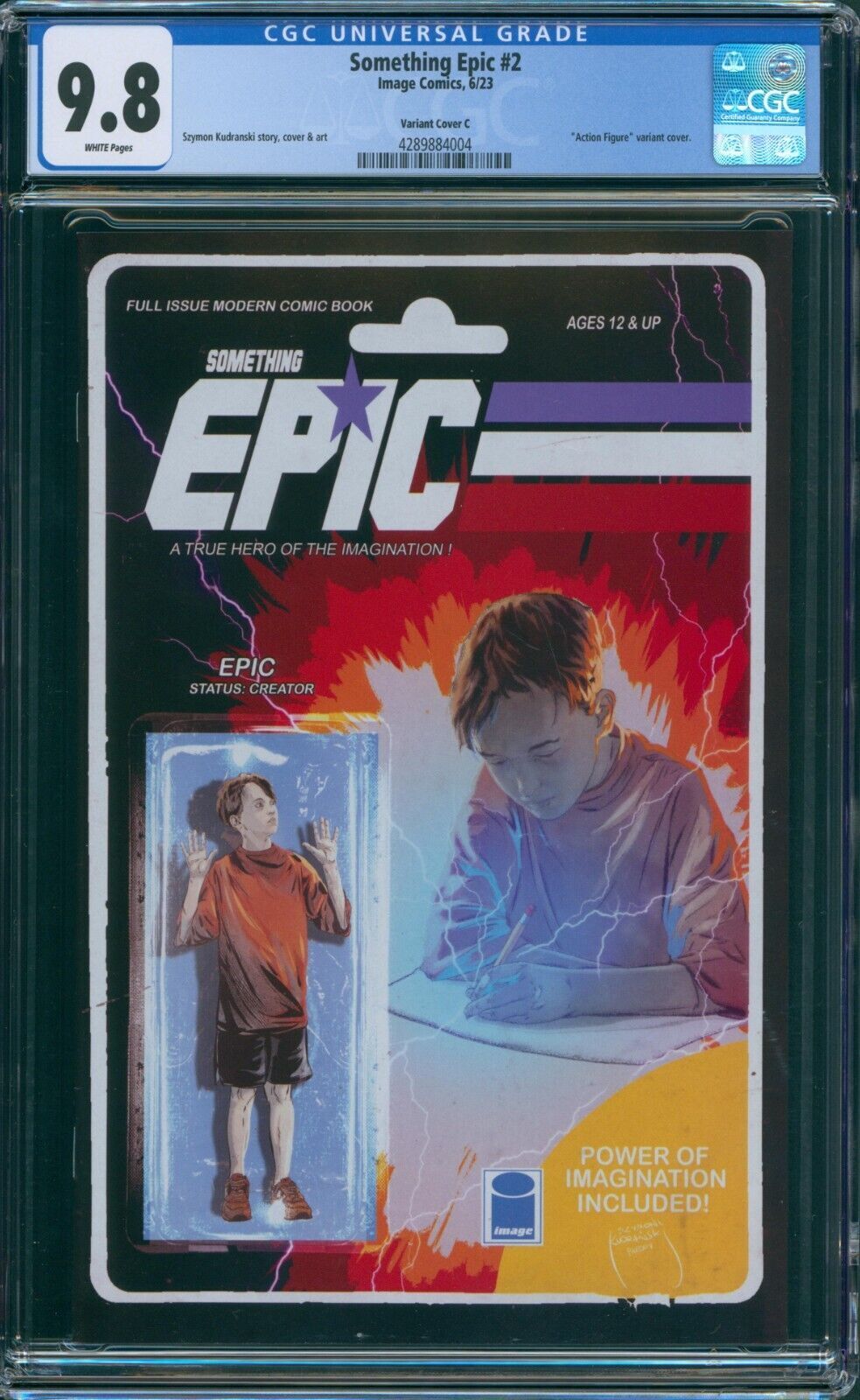 Something Epic #2 CGC 9.8 G.I. Joe Homage Action Figure Variant Cover ...