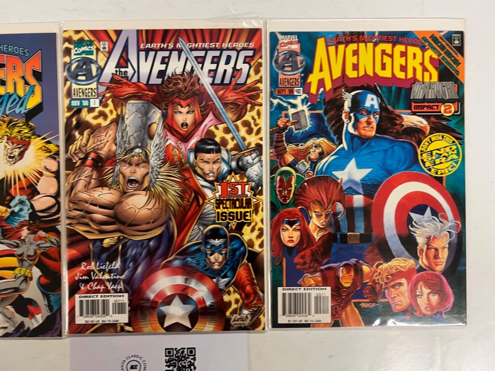 3 Avengers Marvel Comic Books # 1 1 402 Defenders Spiderman Thor Hulk ...