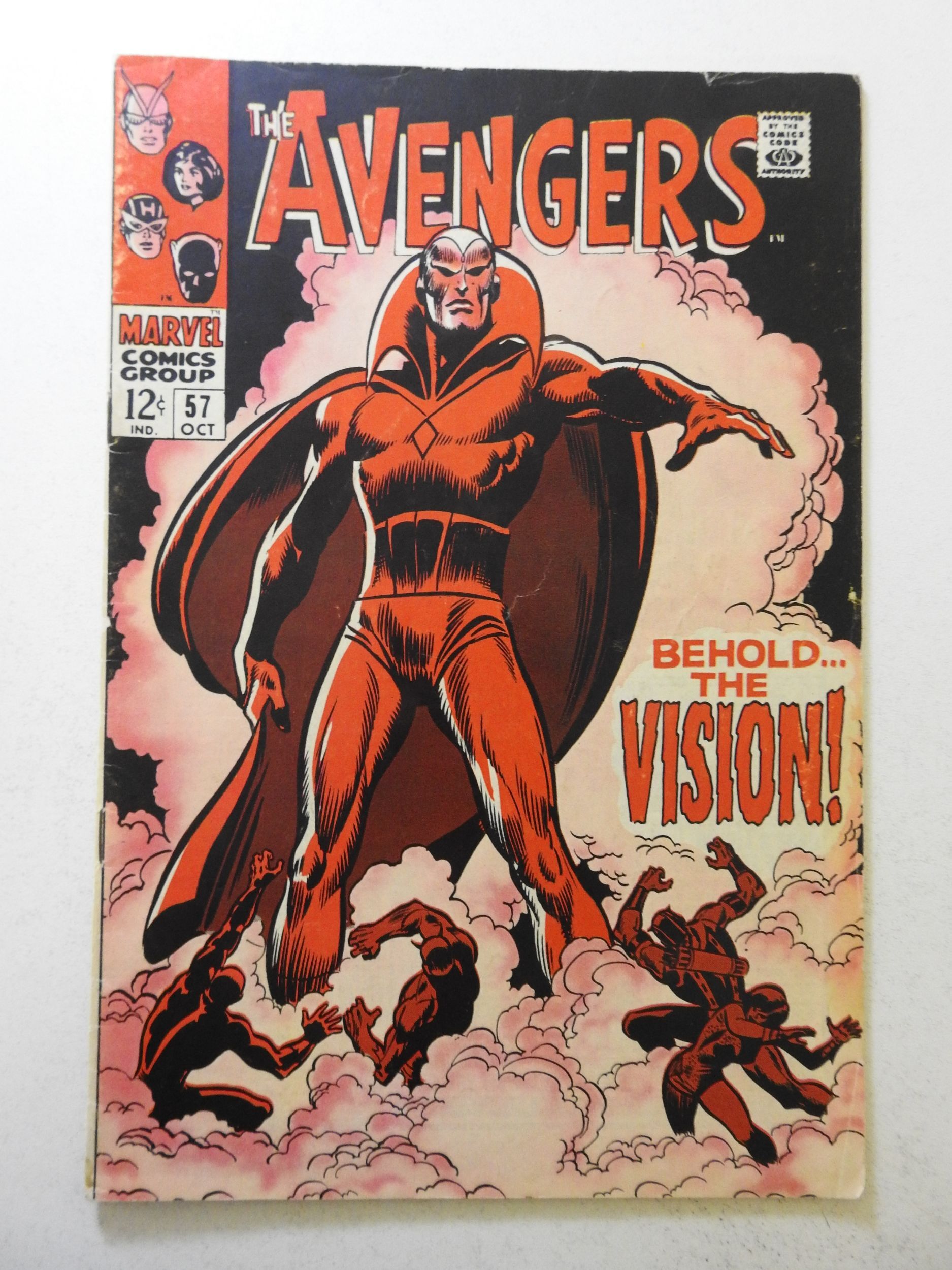 The Avengers #57 (1968) FN Condition! 1st Appearance of Vision ...