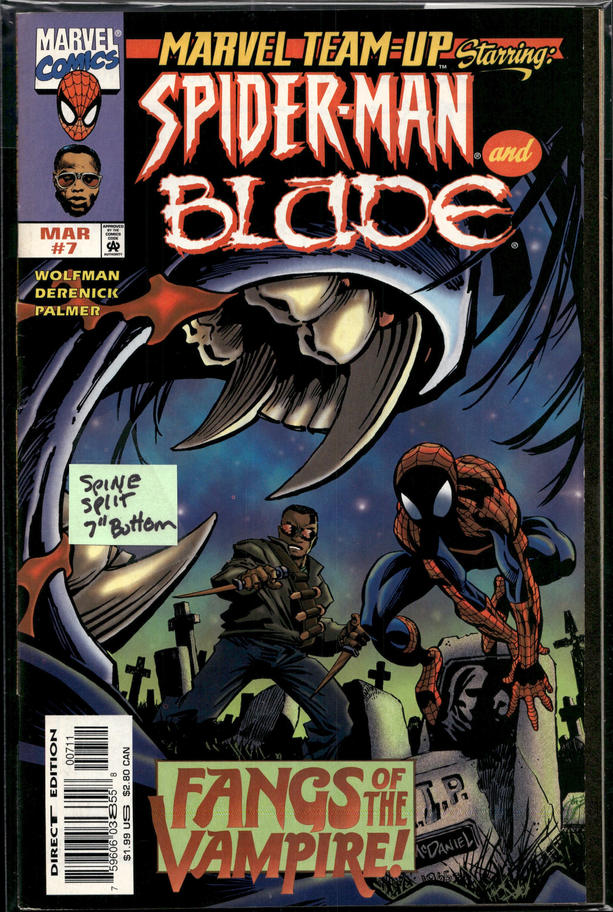 Marvel Team-Up #7 (1998) Blade | Comic Books - Modern Age, Marvel ...