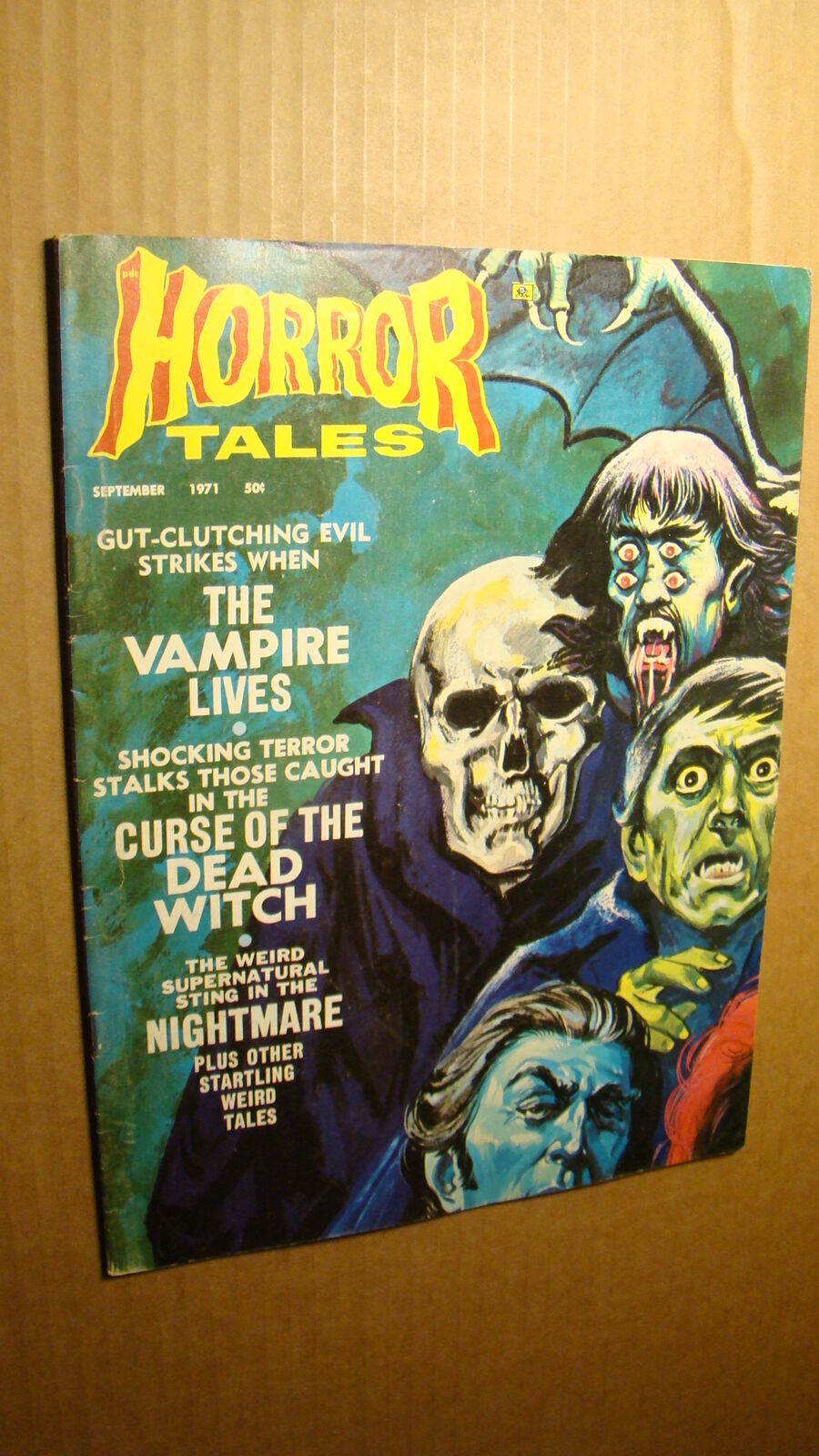 Horror Tales 5 Sept 1971 *Solid Copy* Eerie Publication Creepy Famous ...