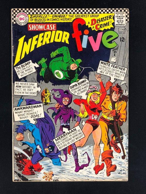 Showcase #62 (1966) VG/FN 1st team appearance and origin of Inferior ...