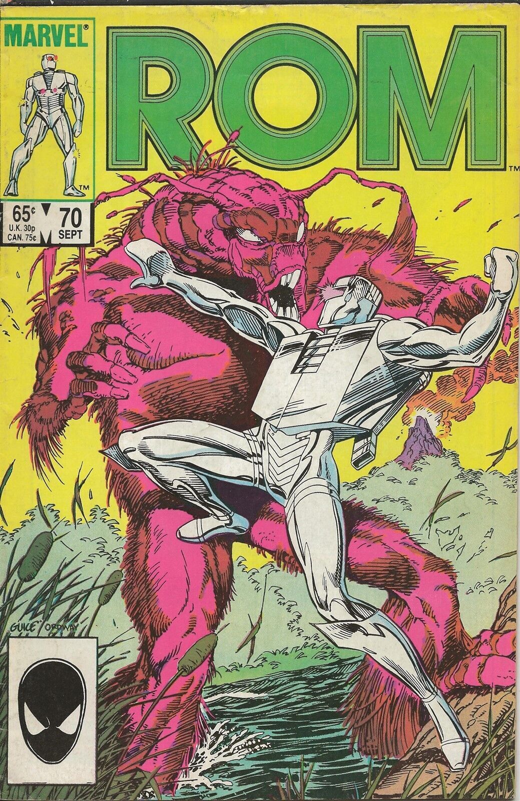 Rom #70 ORIGINAL Vintage 1985 Marvel Comics w/ Back to the Future ...