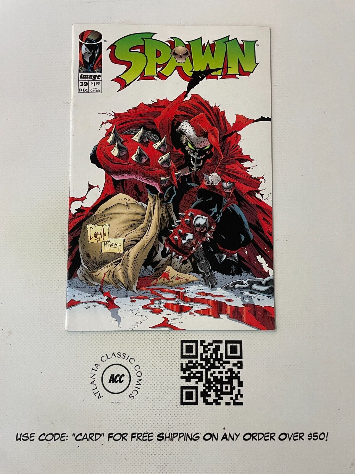 Spawn # 39 NM Image Comic Book Todd McFarlane Angela Clown 20 LP7 ...