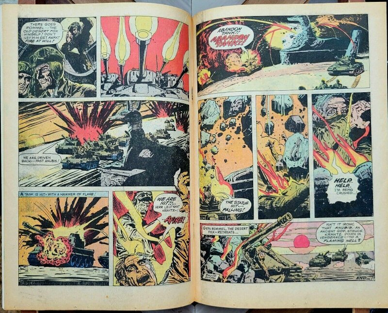 WEIRD WAR TALES #12 FN- DC 1973 Kaluta Cover WWII HORROR + Ancient Rome ...