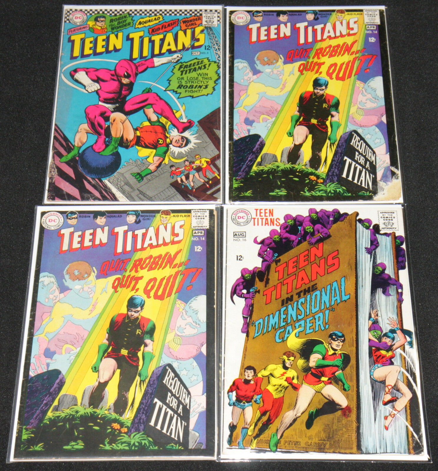 DC Silver-Bronze Age TEEN TITANS 14pc Low-Mid Grade Comic Lot (GD to ...