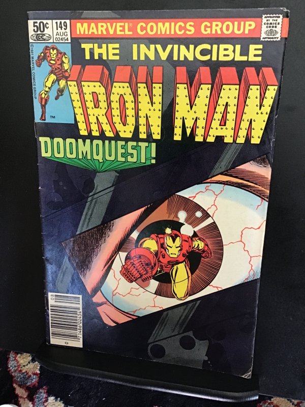Iron Man #149 (1981) High-Grade Dr. Doom Doomquest key VF Wow! | Comic ...