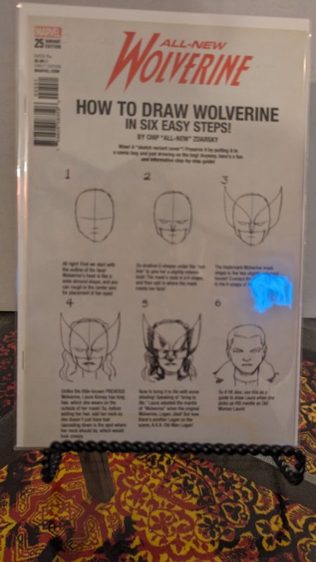 All-New Wolverine #25 Zdarsky Cover (2017) How To Draw Wolverine | Comic Books - Modern Age ...