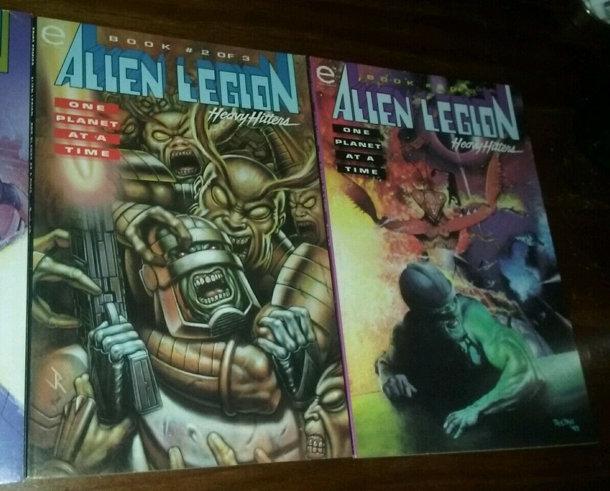 Alien Legion: One Planet at a Time #1-3 Complete Set Chuck Dixon lot ...