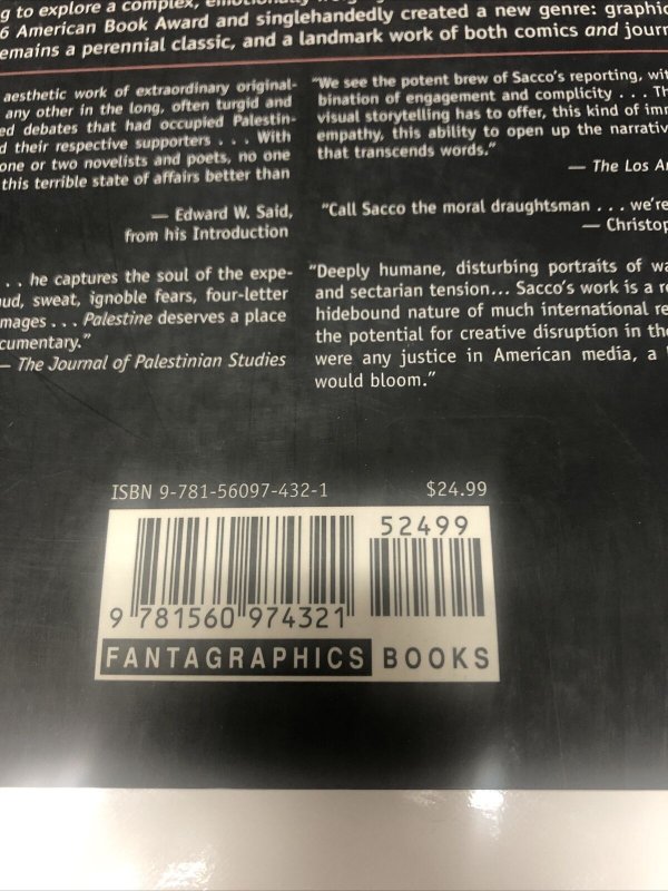 Palestine (2015) TPB Collects # 1-9• Gary Groth • Kim Thompson • Edward ...