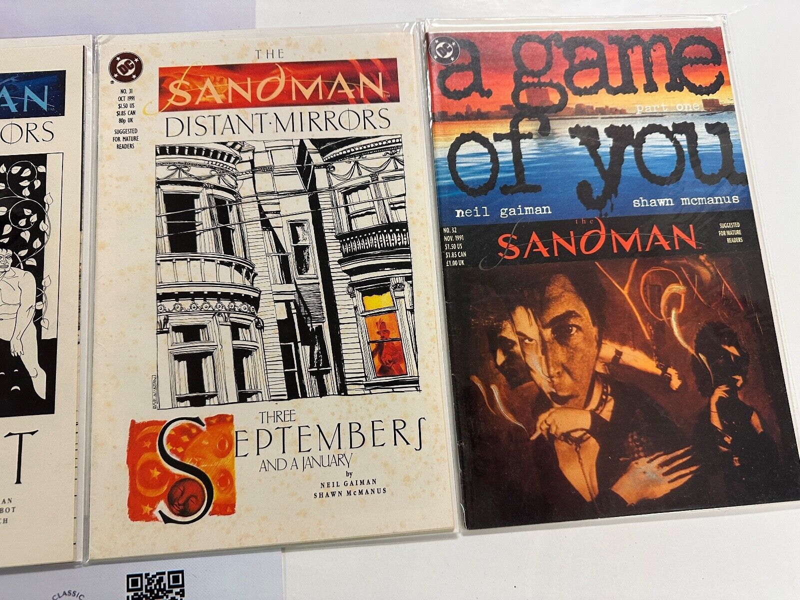 4 The Sandman DC Comics # 29 30 31 32 Gaiman Morpheus Hellblazer 5 CT7 ...