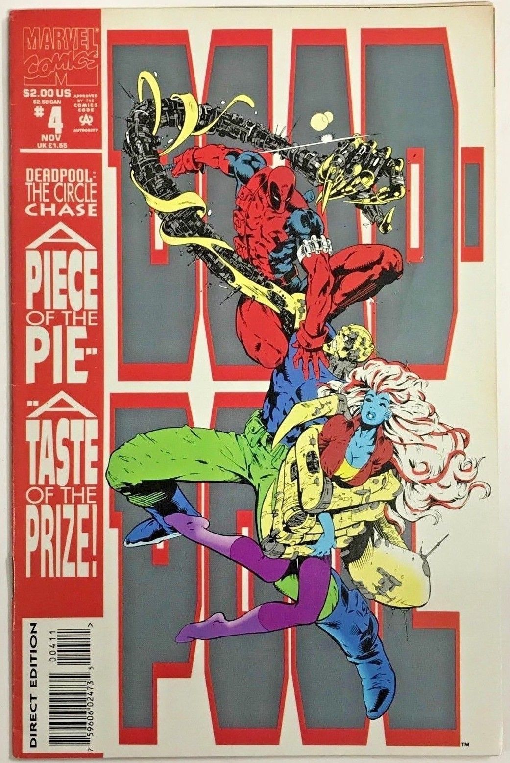 Deadpool the Circle Chase#4 VF 1993 Marvel Comics | Comic Books ...