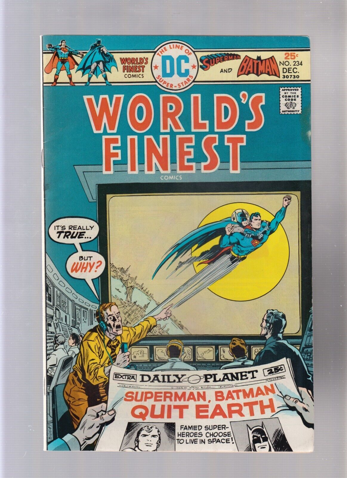 World's Finest Comics #234 - The Family That Fled Earth! (7.0) 1975 ...