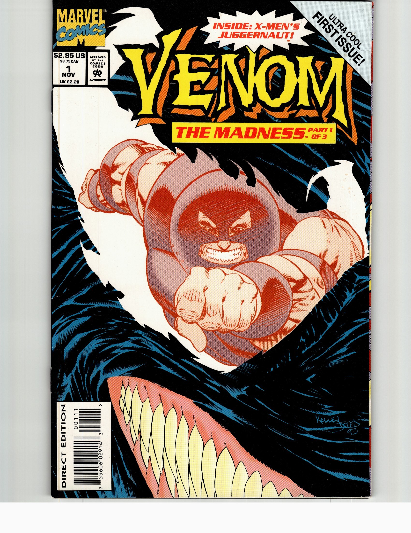 Venom: The Madness #1 (1993) Venom | Comic Books - Modern Age, Marvel ...