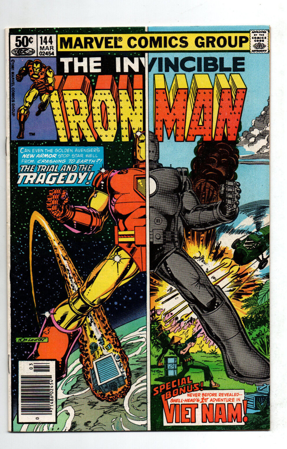 Invincible Iron Man #144 newsstand - 1981 - VF/NM | Comic Books ...