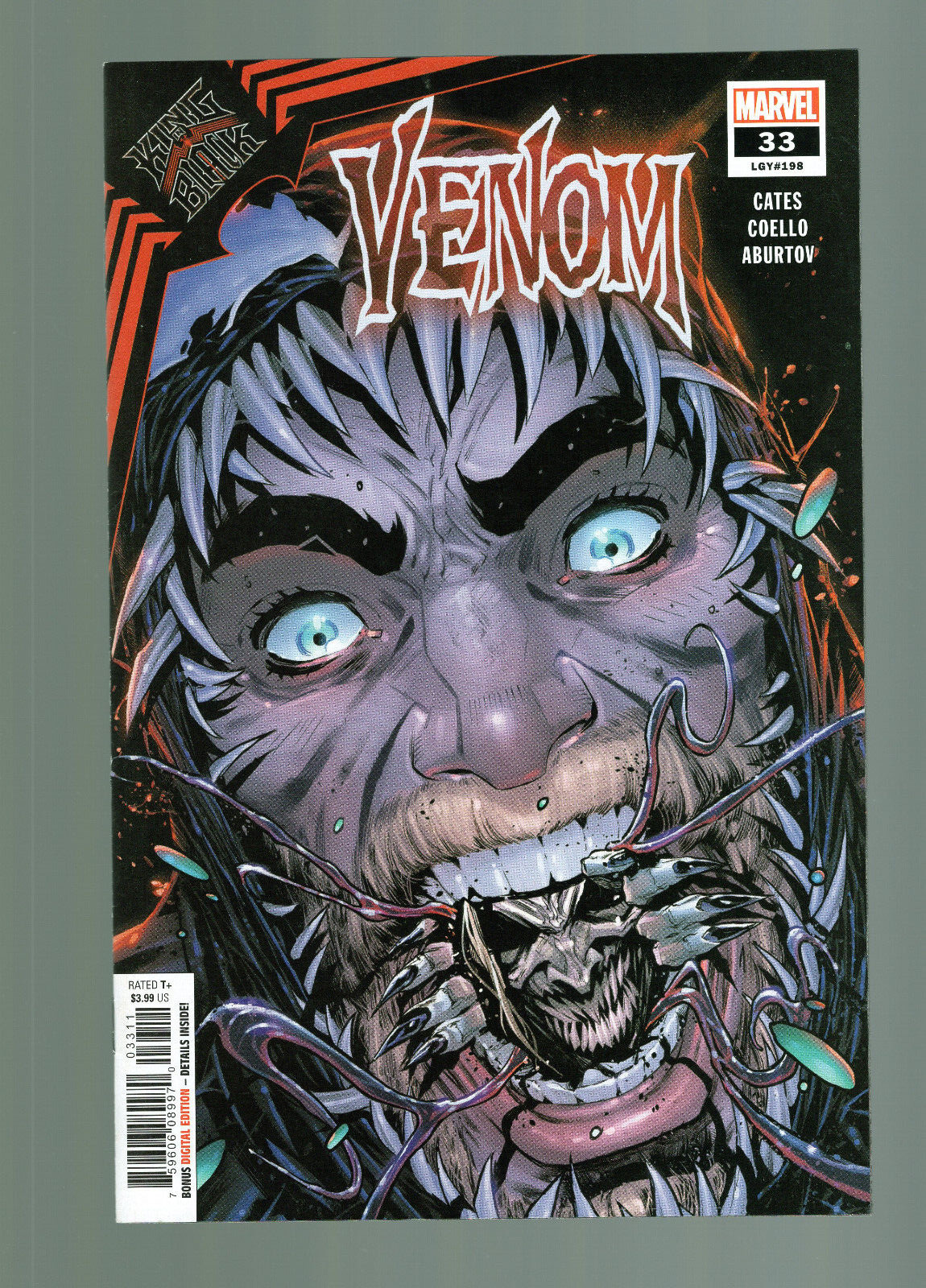 Venom #33 - Iban Coello Cover Art. Donny Cates Story. (9.2) 2021 ...