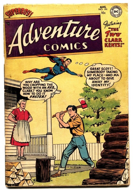 Adventure Comics #191 1953-superboy-green Arrow-aquaman-johnny Quick ...
