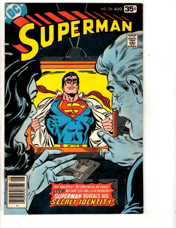 10 Adventures Of Superman DC Comics #323 324 325 326 327 330 331 332 ...