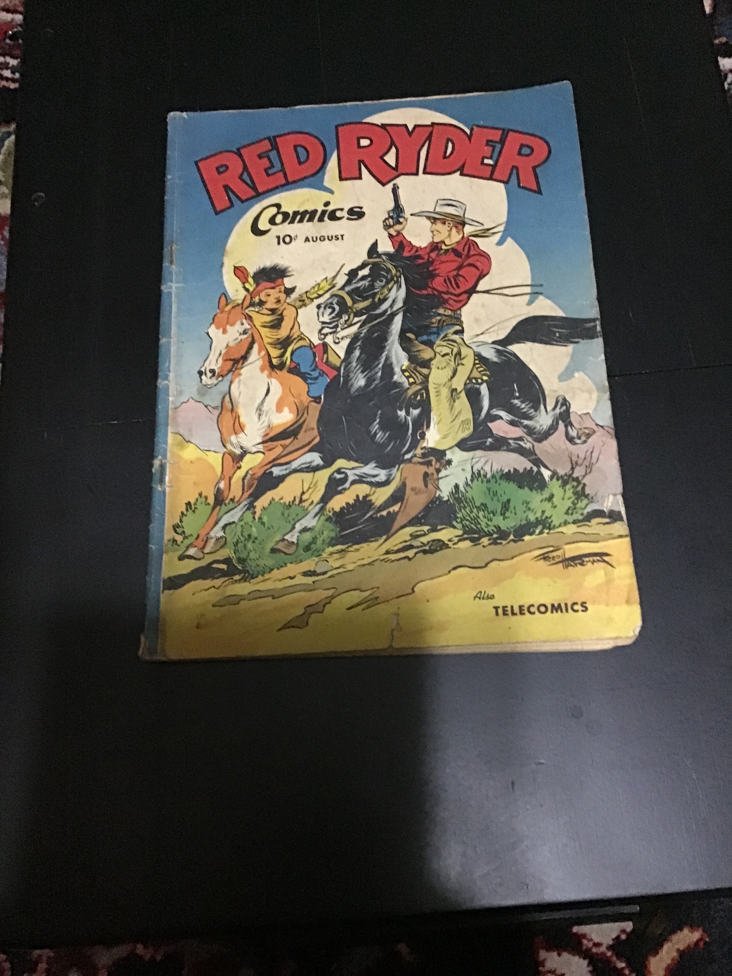 Red Ryder Comics #37 (1946) Fred Harmon Art! Little Beaver cover! VG+ ...