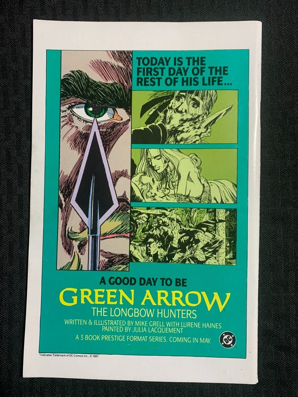 1987 AMAZING HEROES Comic Magazine #117 FVF 7.0 Michael Jackson Captain ...